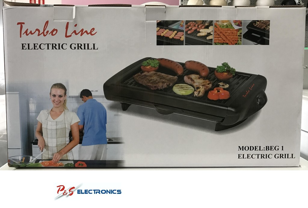 Brand New Turbo Line Electric Grill Model BEG1